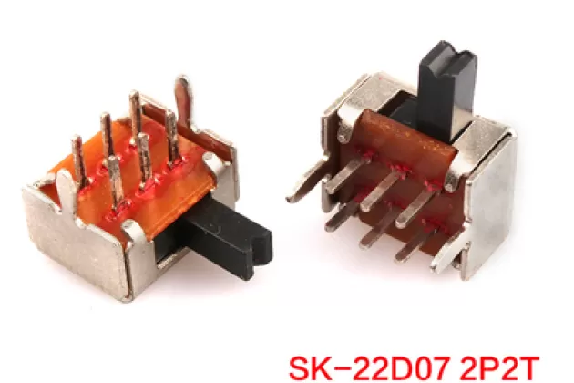 Công tắc gạt 6P SK-22D07 2P2T